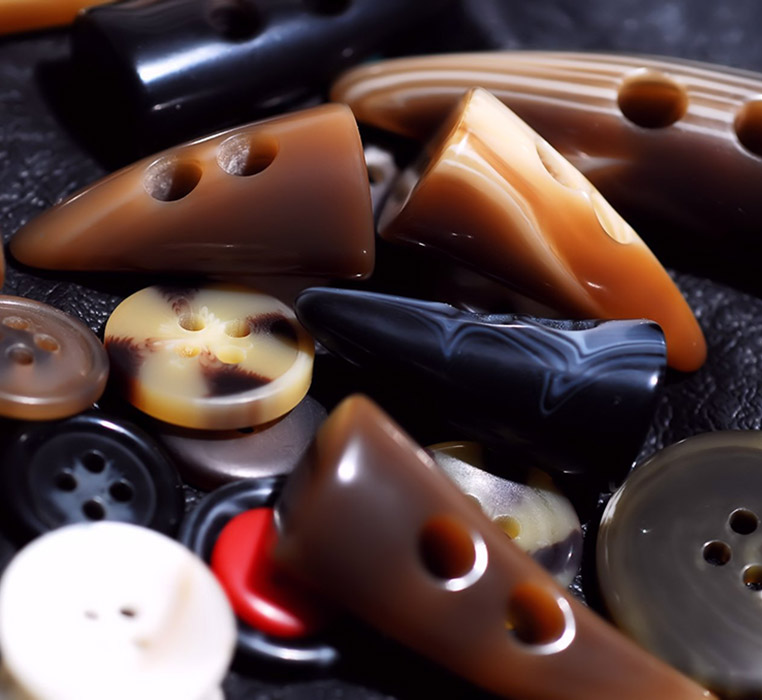 Faux Horn Buttons, Plastic buttons | Sungwon Button