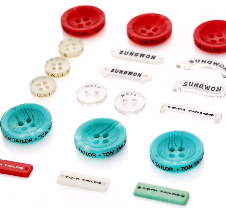 Laser Engraving and Colored Logos | Sungwon Button