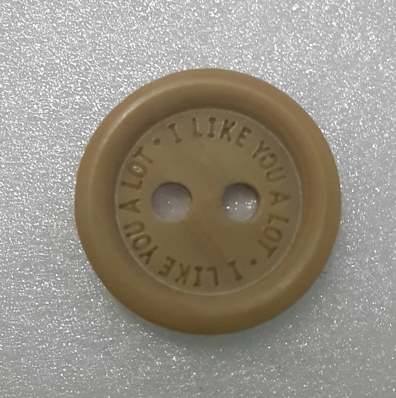 220716 Fake Wood with Engraving Button | Sungwon Button